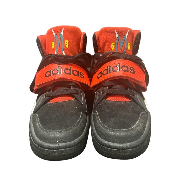 Shoes | Adidas Mens Mutombo Tr Block G9838 Red Black Lace Up Basketball ...